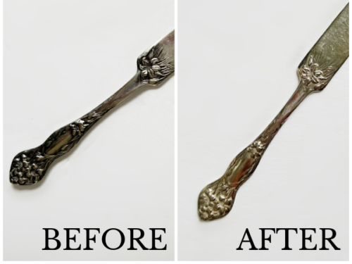 How to Polish Silverware | Clean Tarnished Silverware with Baking Soda ...