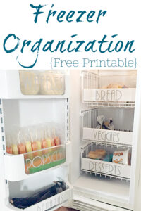 Freezer Organization {Free Printable} - Lemons, Lavender, & Laundry