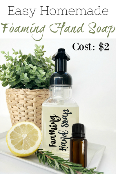 DIY Foaming Hand Soap Recipe - Lemons, Lavender, & Laundry