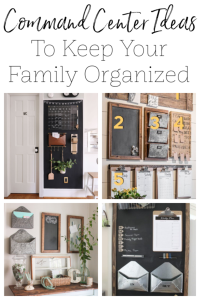 Family Command Center Ideas to Keep You Organized - Lemons, Lavender ...