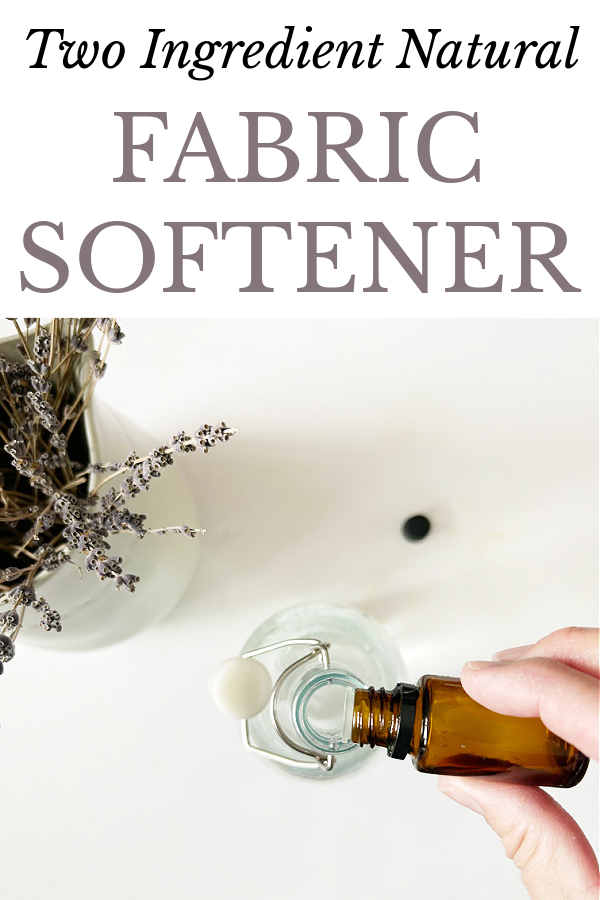 Natural Homemade Fabric Softener - Lemons, Lavender, & Laundry